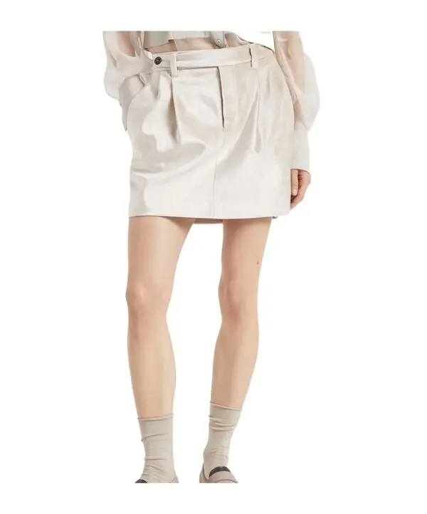 Brunello Cucinelli Tailored Mini Skirt