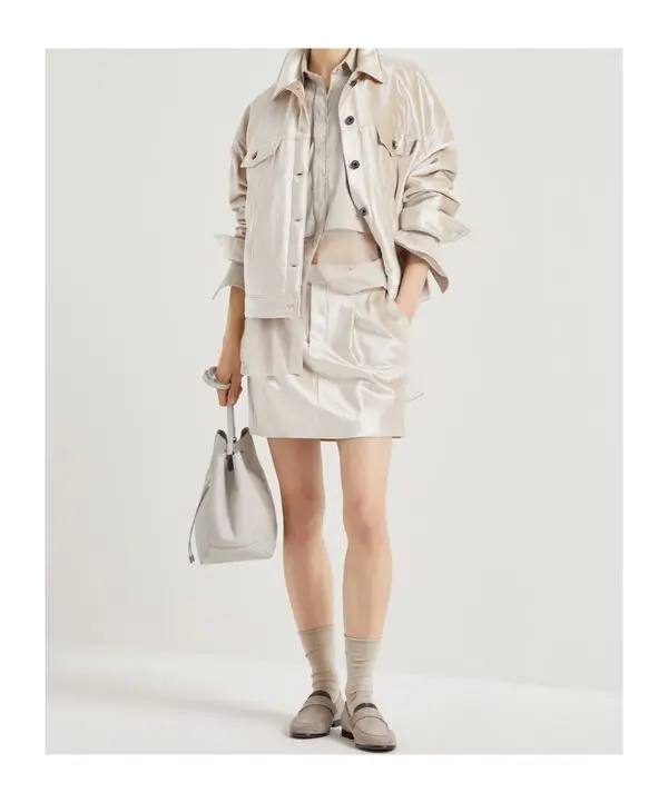 Brunello Cucinelli Tailored Mini Skirt