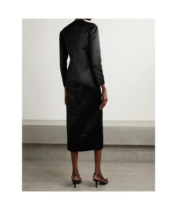 THE ROW Long-sleeved Dress With Logo Detail