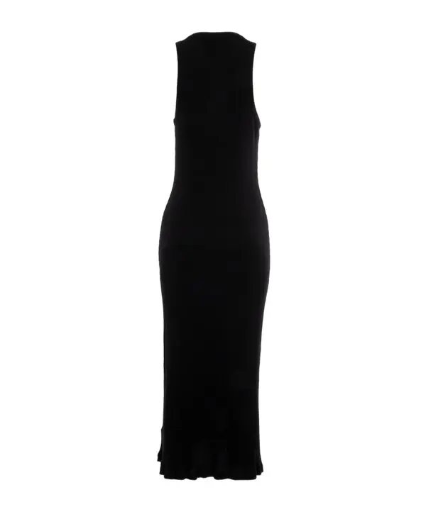 THE ROW Ribbed Knit Sleeveless Maxi Dress