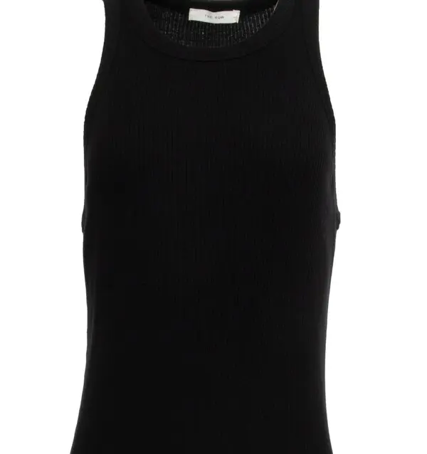THE ROW Ribbed Knit Sleeveless Maxi Dress