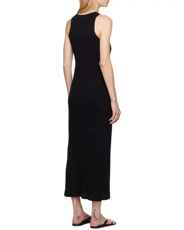 THE ROW Ribbed Knit Sleeveless Maxi Dress