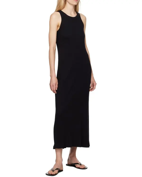 THE ROW Ribbed Knit Sleeveless Maxi Dress