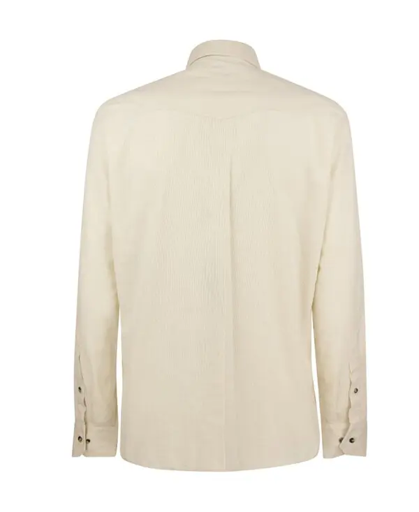 Brunello Cucinelli Leisure Fit Chest Pocket Shirt