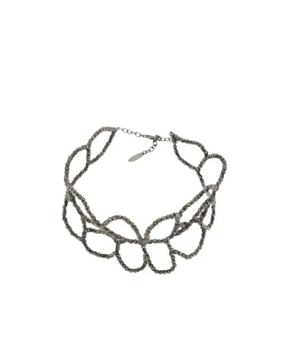 Brunello Cucinelli Beaded Necklace - Gray
