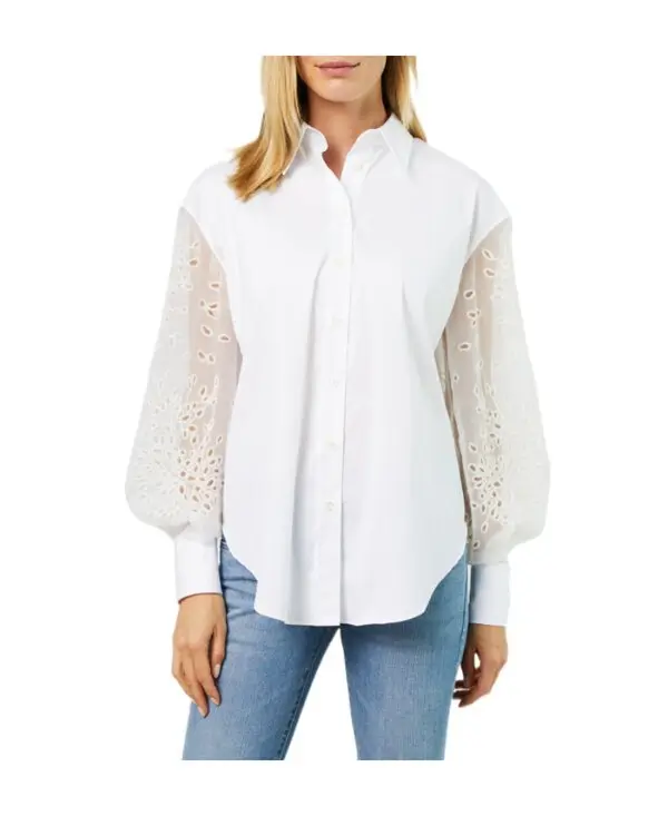 Brunello Cucinelli Embroidered Long Sleeve Shirt