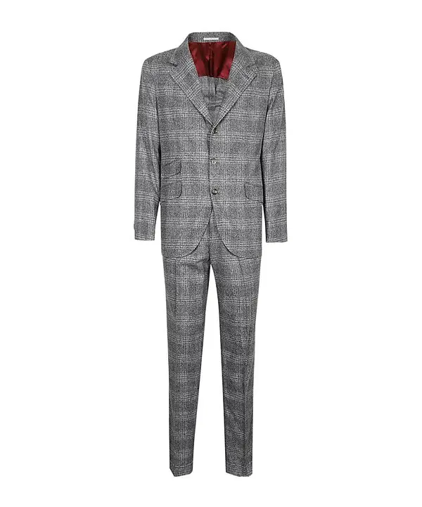 Brunello Cucinelli Single-breasted Suit - Medium Gray