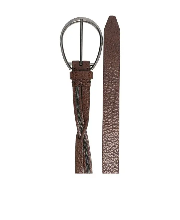 Brunello Cucinelli Twisted Leather Belt
