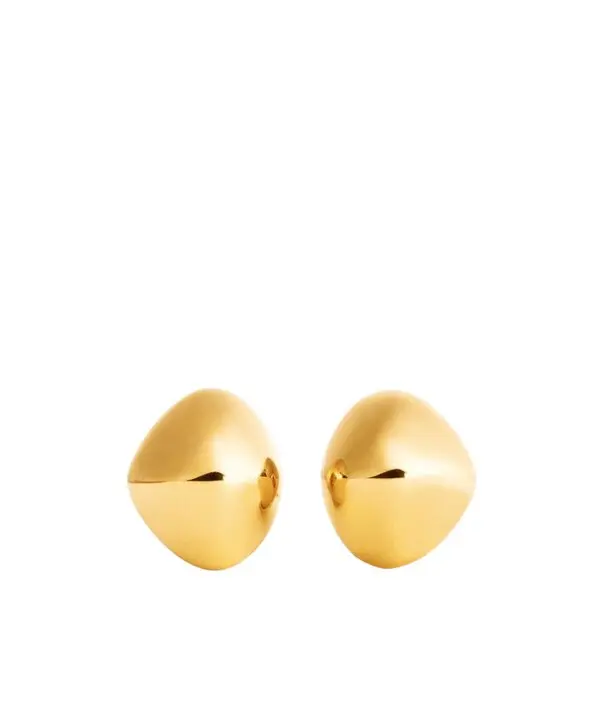 TOTEME Pebble Studs Gold - Golden