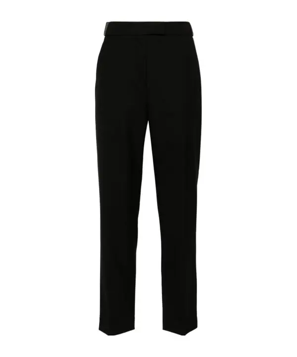 Brunello Cucinelli Tailored Slim Trousers With Monili Chain Detail