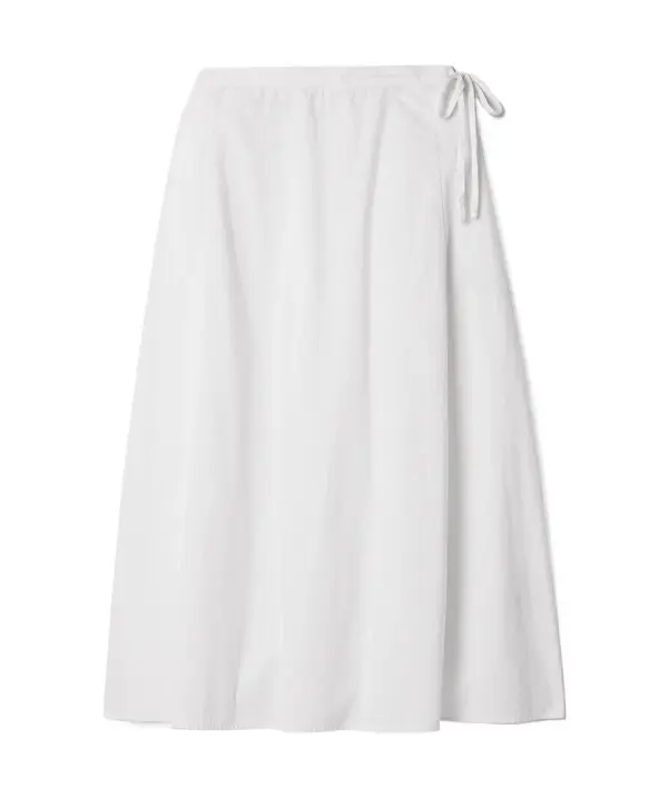 THE ROW Cotton Poplin Mid-length Dress - White