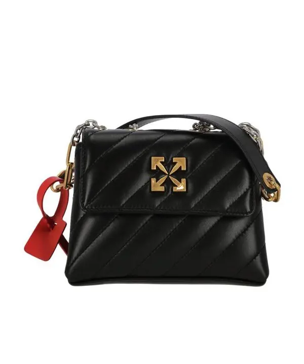 Off-White Logo Quilted Shoulder Bag