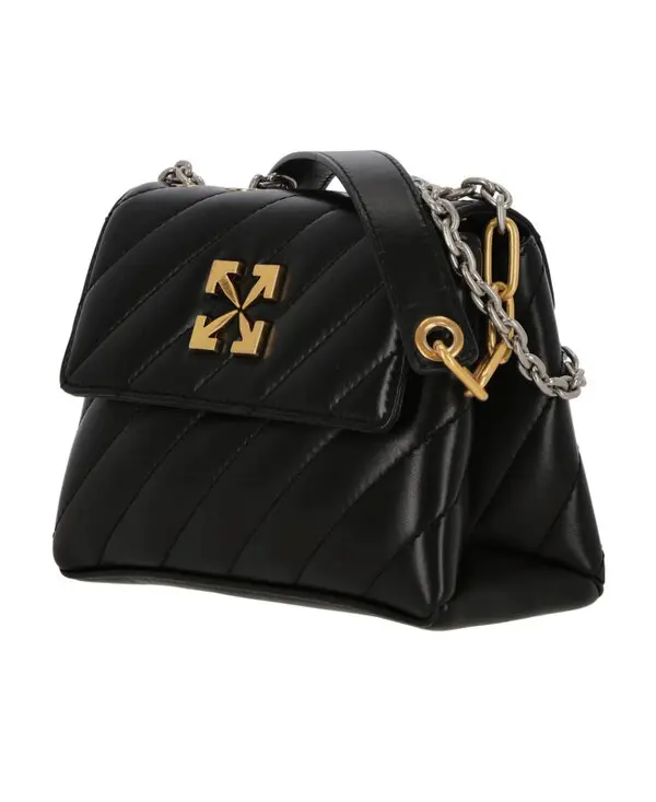 Off-White Logo Quilted Shoulder Bag