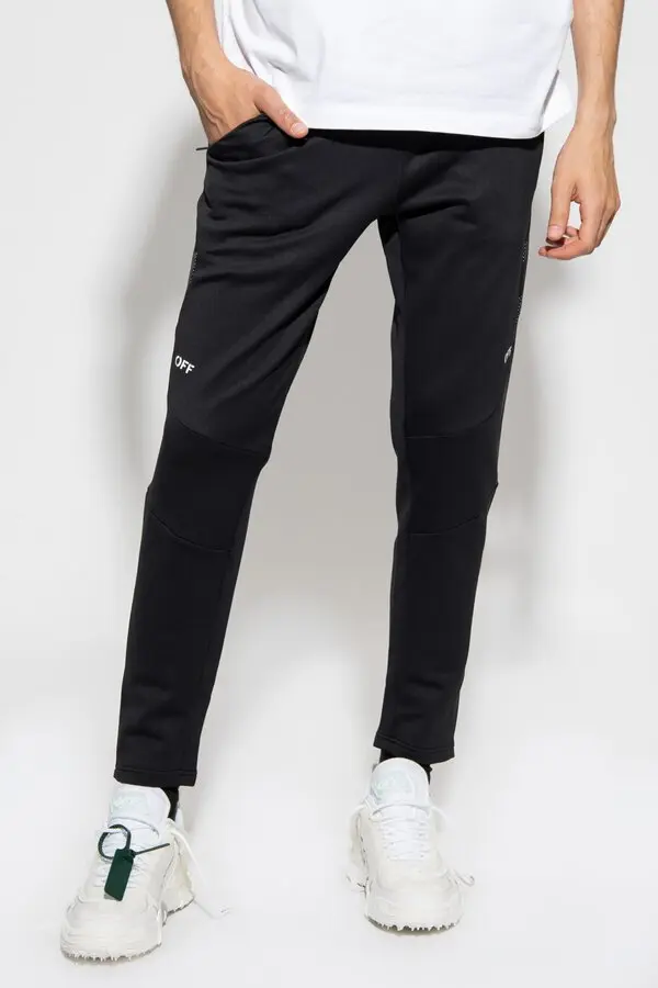 Off-White Diag Stripe Print Track Pants