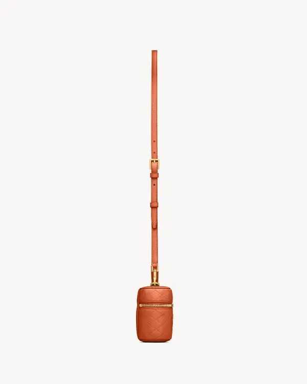 Saint Laurent Gaby Vanity Handbag - Brown