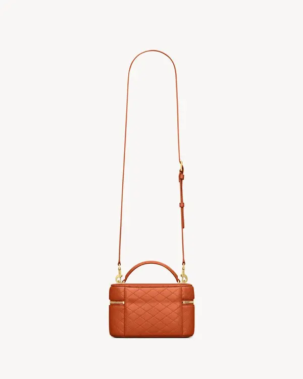 Saint Laurent Gaby Vanity Handbag - Brown