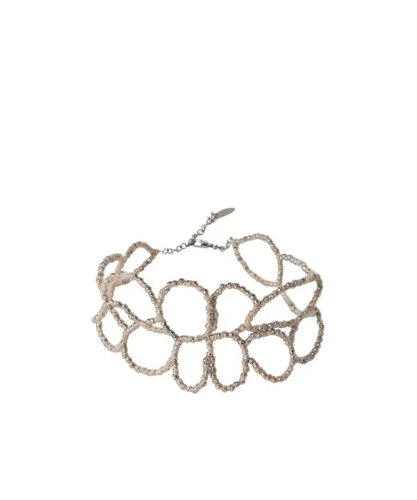 Brunello Cucinelli Beaded Choker Necklace - Yellow
