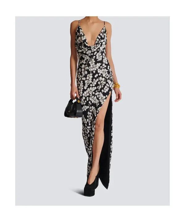 Balmain Printed Maxi Dress