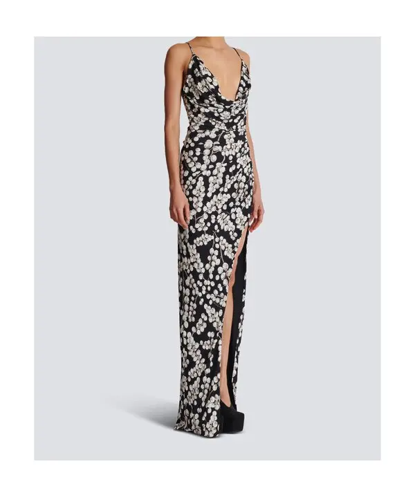 Balmain Printed Maxi Dress