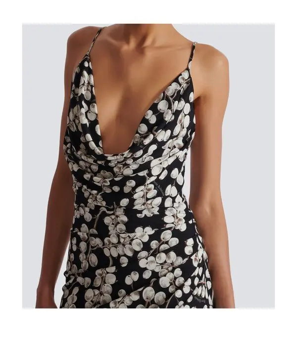 Balmain Printed Maxi Dress