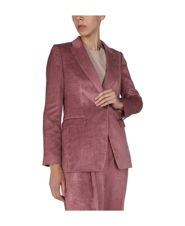 Brunello Cucinelli Single-breasted Blazer In Corduroy