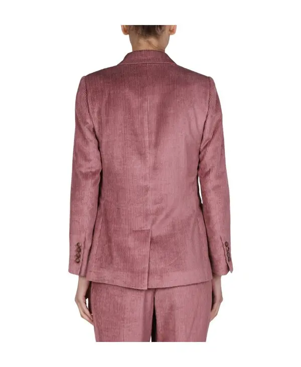 Brunello Cucinelli Single-breasted Blazer In Corduroy