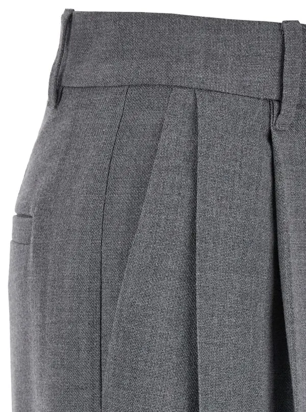 Brunello Cucinelli High-waist Pleated Trousers