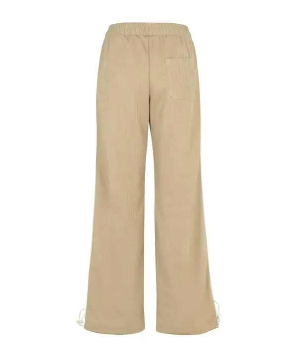 GOLDEN GOOSE Striped Logo Printed Track Pants - Beige