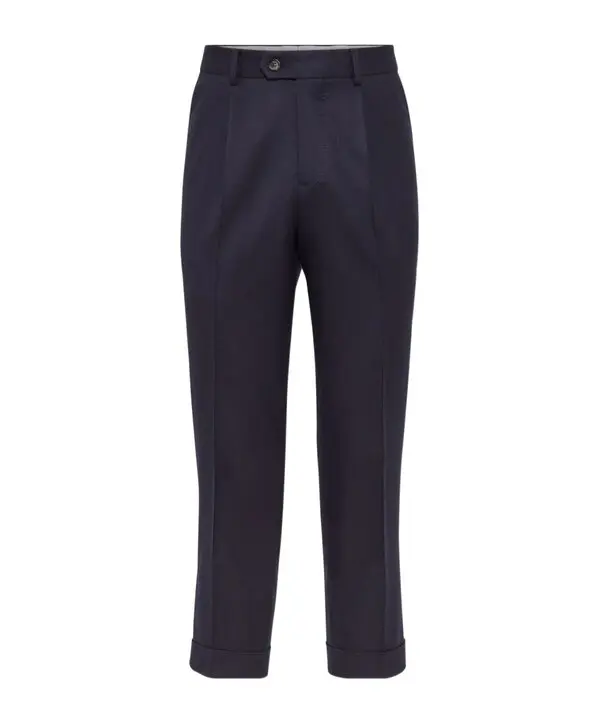Brunello Cucinelli Cotton Tapered Trousers