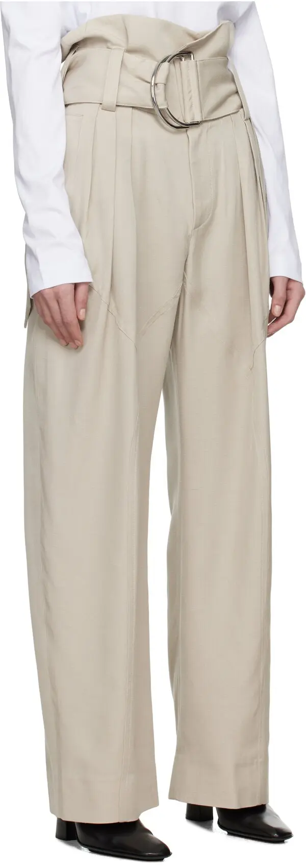 J.W.ANDERSON Jw Anderson Gathered Waist D-ring Trousers