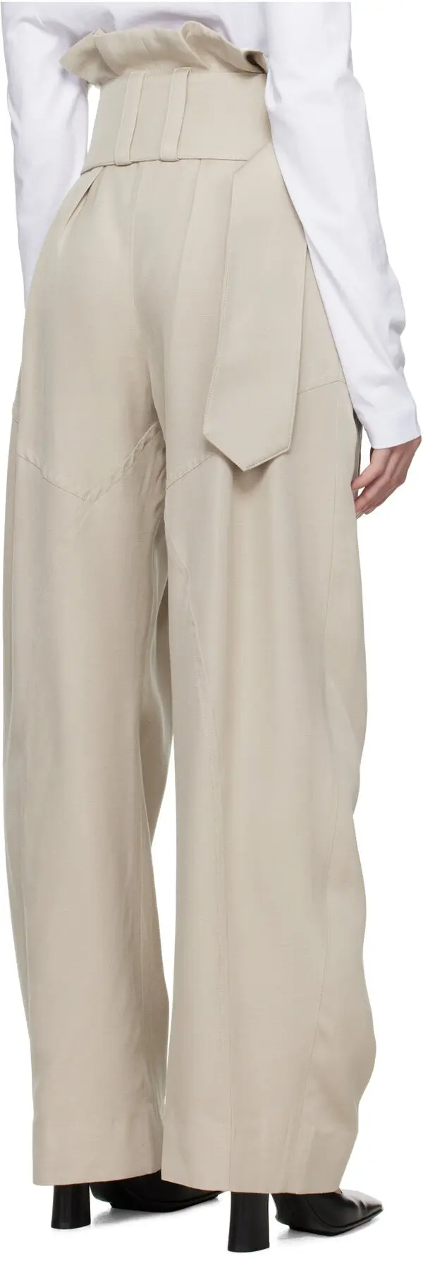 J.W.ANDERSON Jw Anderson Gathered Waist D-ring Trousers
