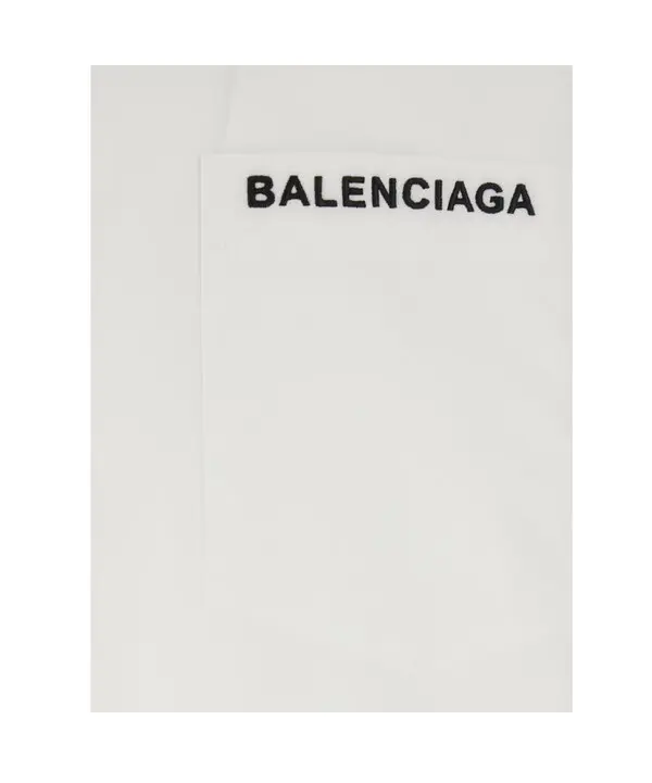 Balenciaga Logo Embroidered Long-sleeved Shirt