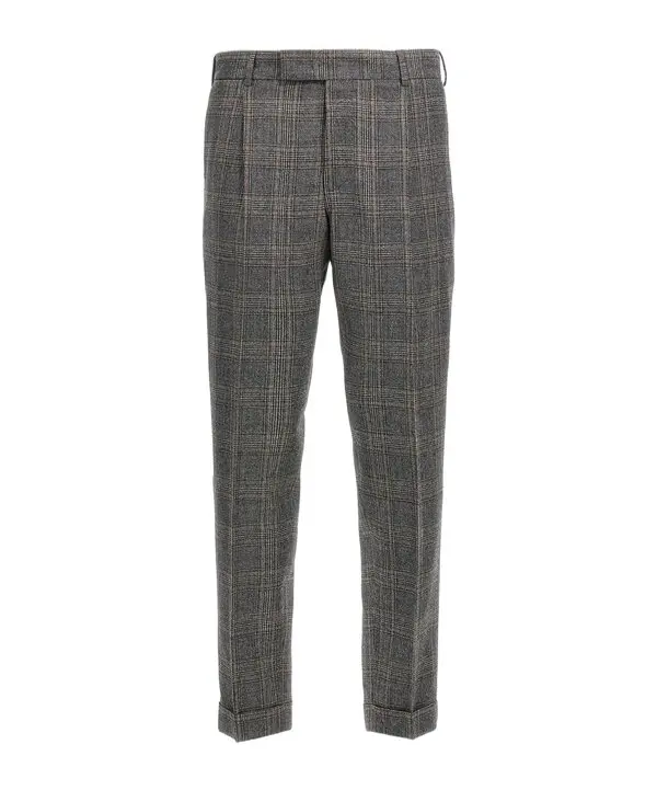 PT TORINO Checked Tailored Trousers