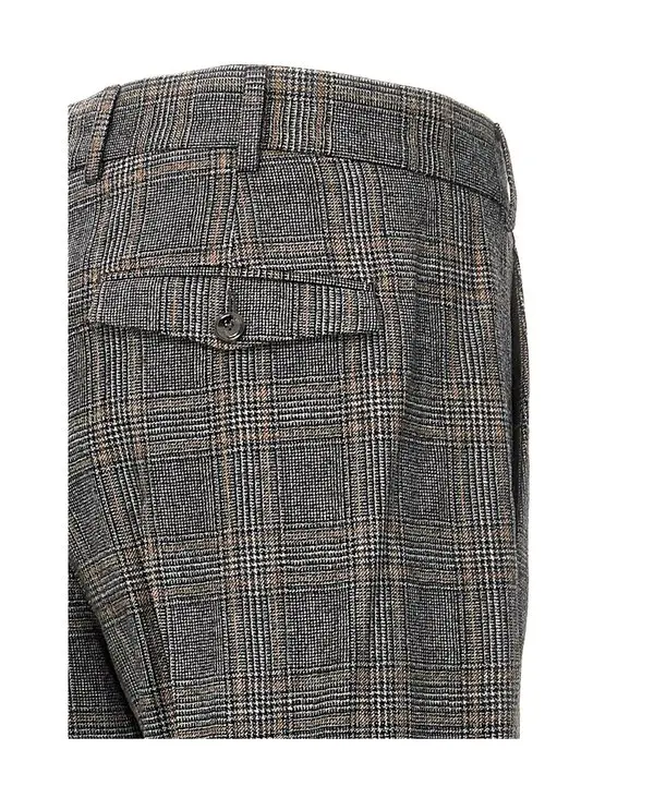 PT TORINO Checked Tailored Trousers