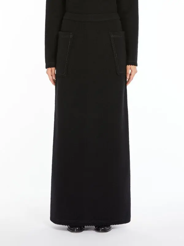 Max Mara Maxi Skirt With Flap Pockets