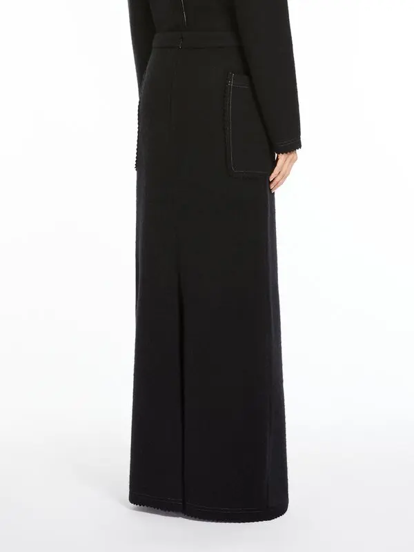 Max Mara Maxi Skirt With Flap Pockets