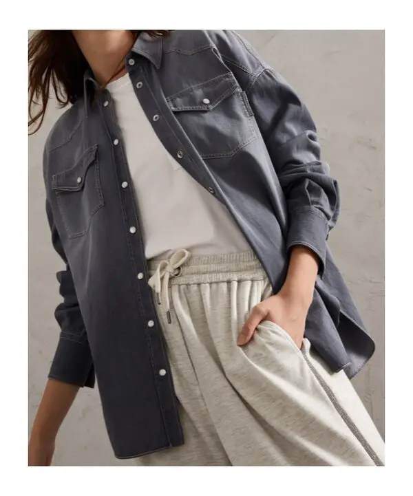 Brunello Cucinelli Denim Shirt
