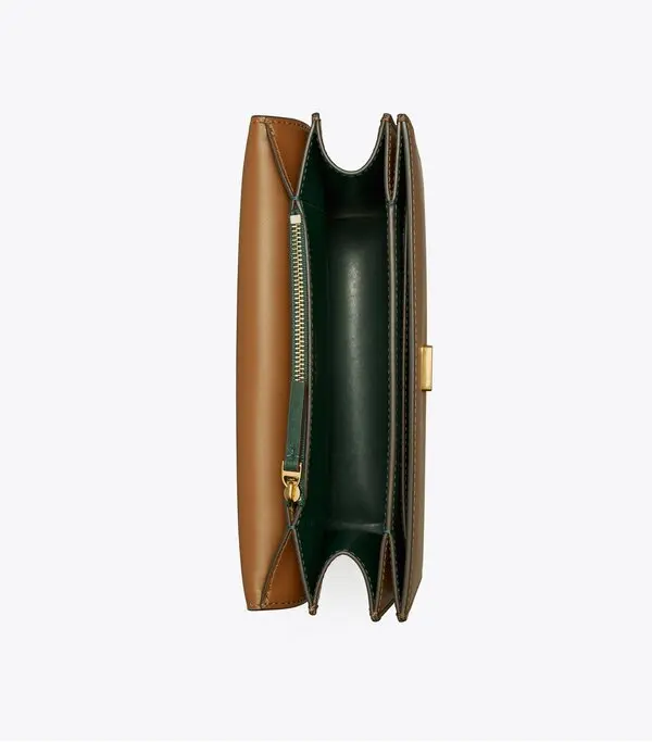 Tory Burch Eleanor Convertible Shoulder Bag - Brown