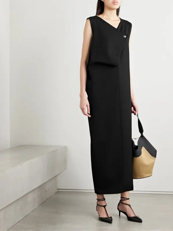 Khaite Crispin Dress - Black