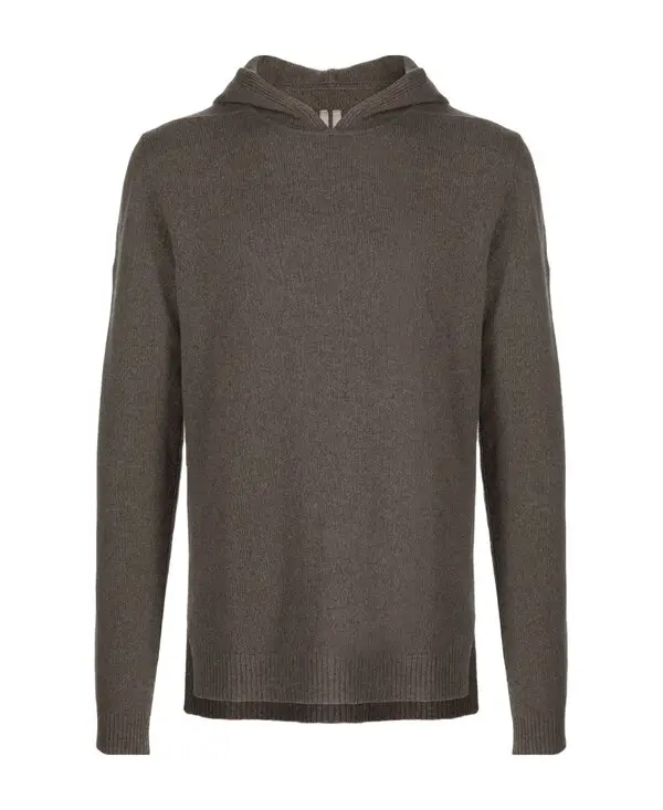 Rick Owens Hooded Knitted Pullover