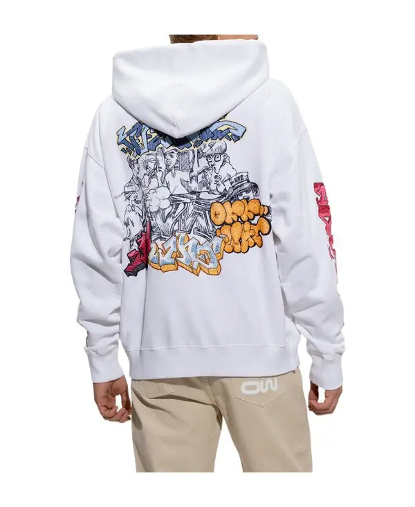 Off-White Graffiti Skeleton Hoodie
