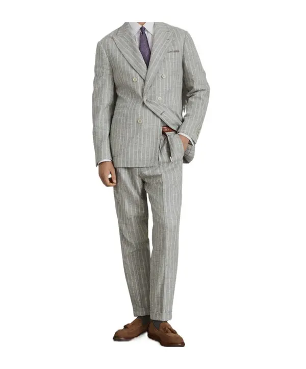Brunello Cucinelli Striped Two-piece Tailored Suit