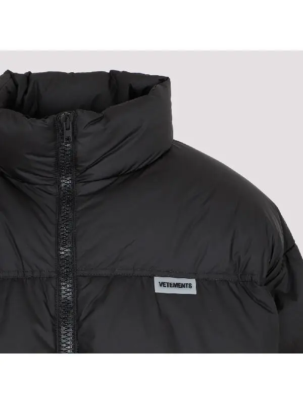 Vetements Logo Patch Padded Coat