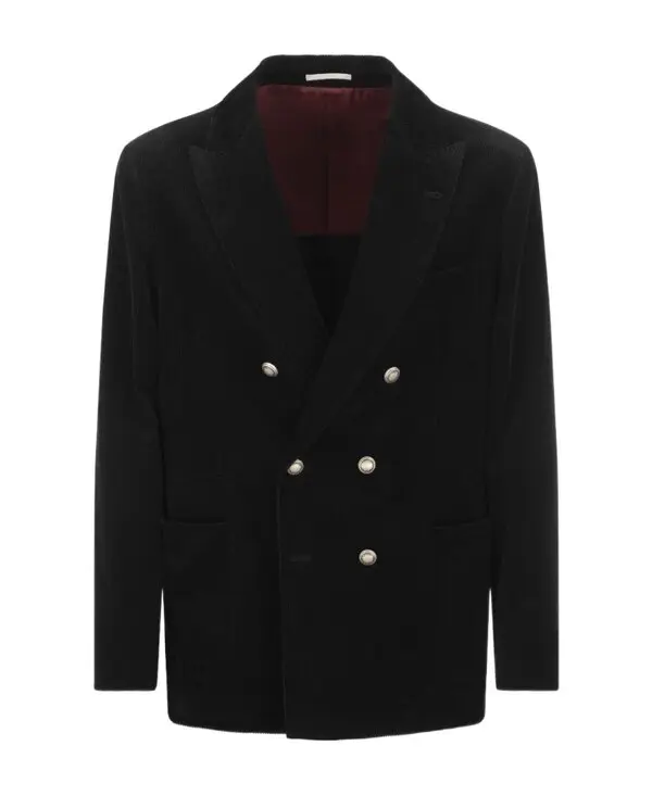 Brunello Cucinelli Double-breasted Corduroy Blazer