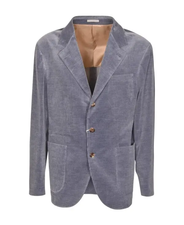Brunello Cucinelli Corduroy Single-breasted Blazer