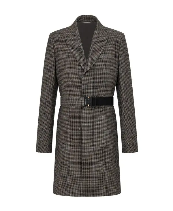 Dior Belted Wool Twill Coat