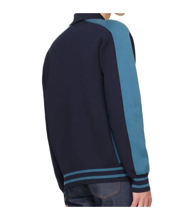 Maison Kitsuné Long-sleeved Polo Shirt