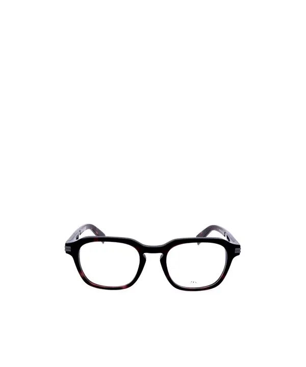 Zegna Erz Rectangular Eyeglasses - Black