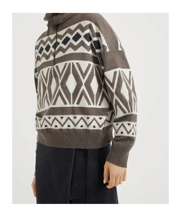 Brunello Cucinelli Jacquard Knit Jumper