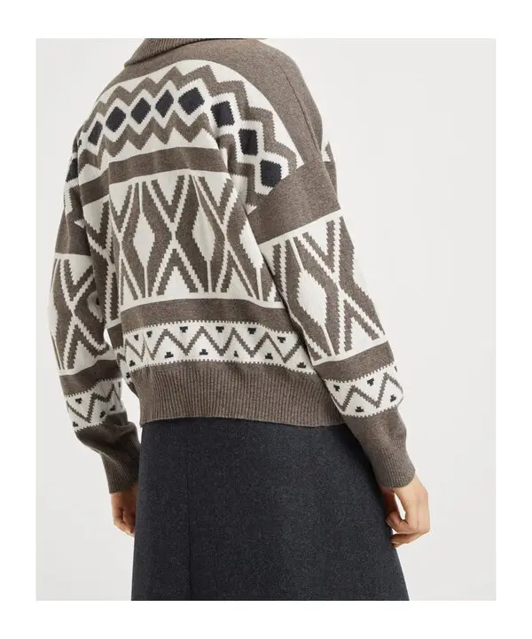 Brunello Cucinelli Jacquard Knit Jumper